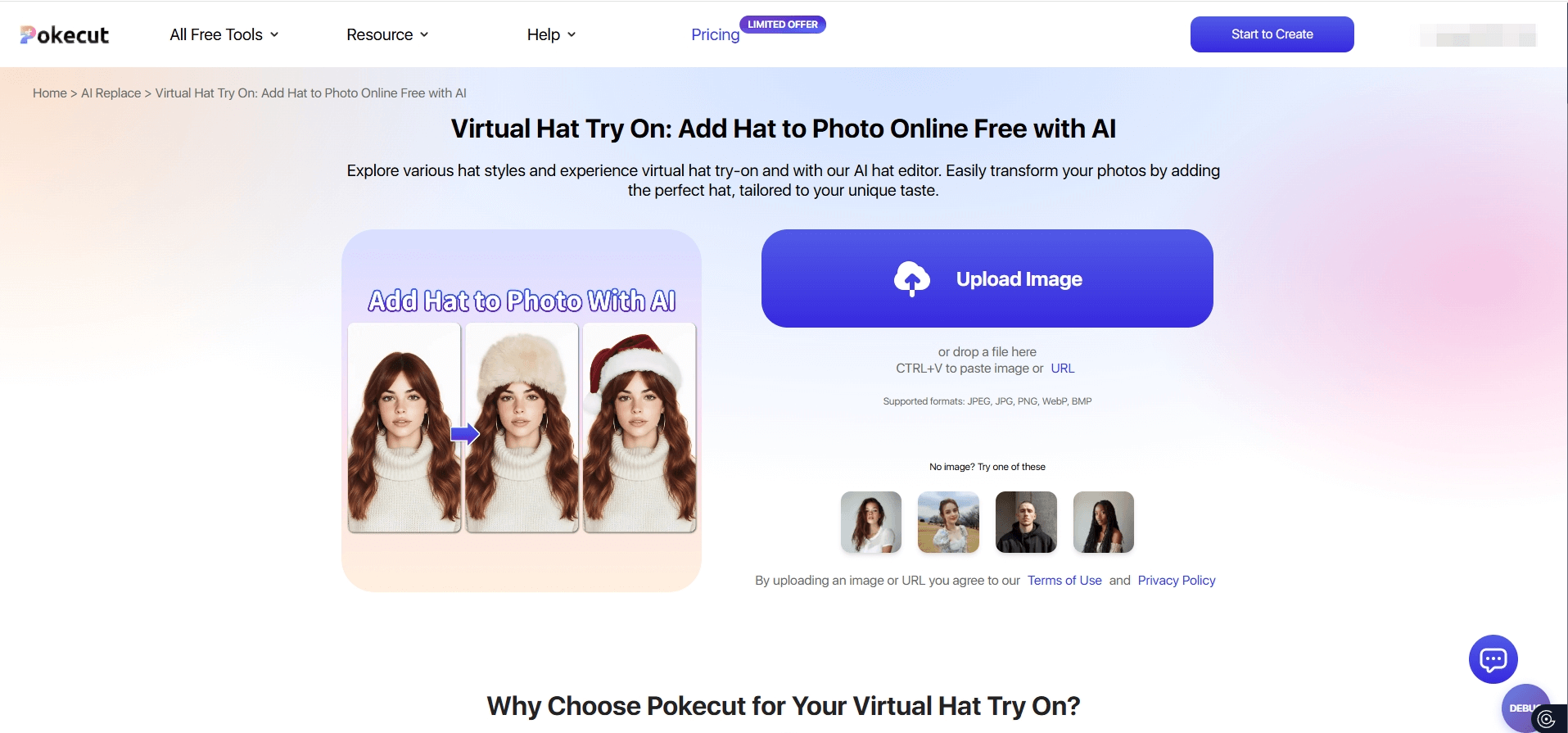 Virtual Hat Try On: Add Hat to Photo Online Free with AI