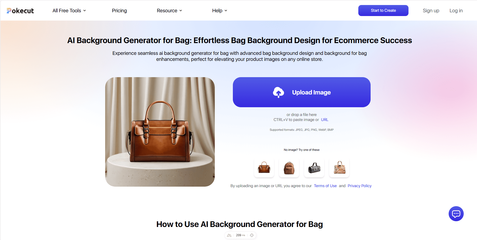 AI Background Generator for Bag – Free Online Tool for Stunning Bag ...