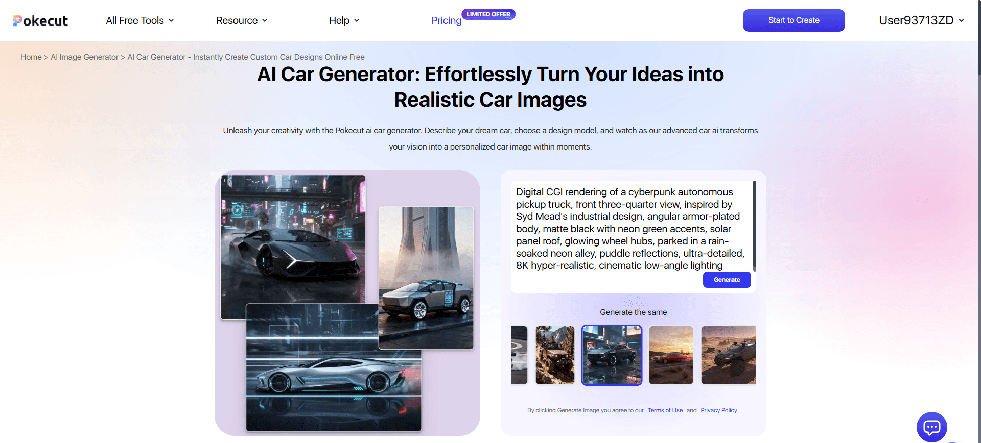 AI Car Generator - Instantly Create Custom Car Designs Online Free