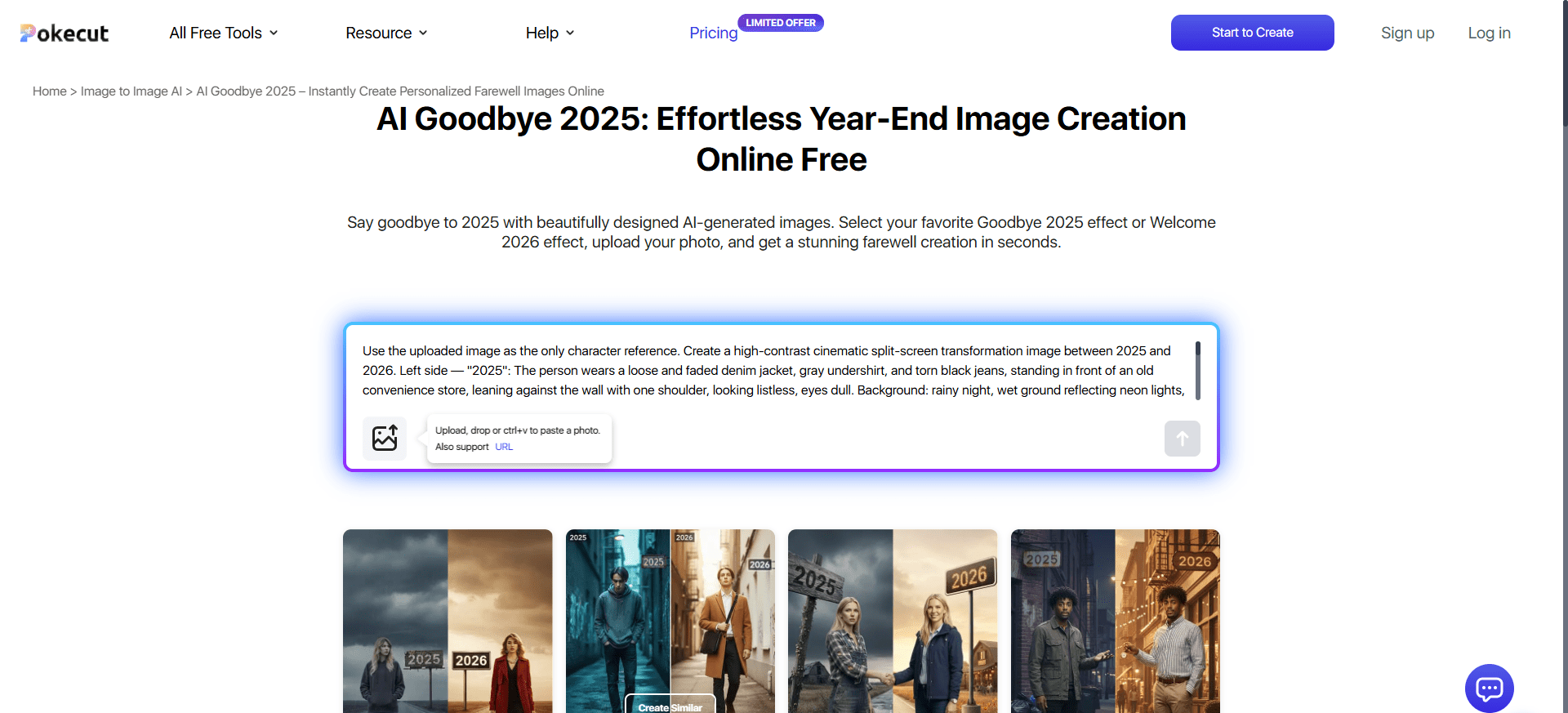 AI Goodbye 2025 – Instantly Create Personalized Farewell Images Online