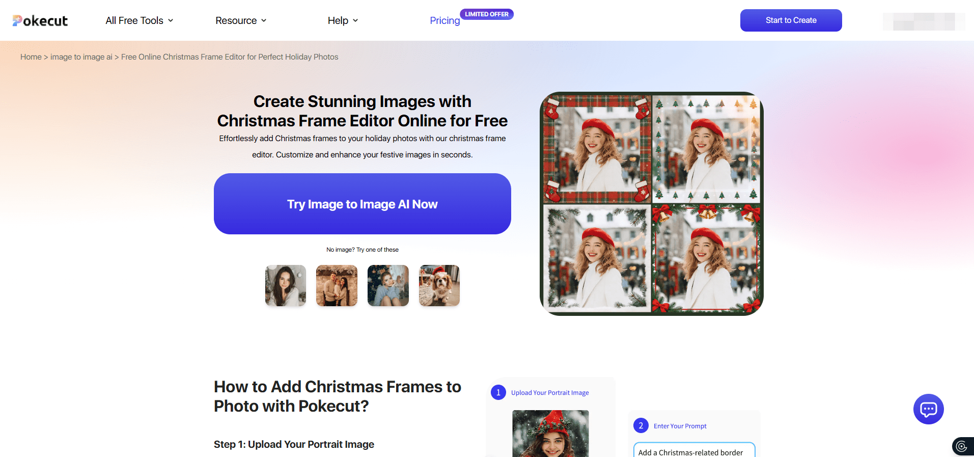 Free Online Christmas Frame Editor for Perfect Holiday Photos