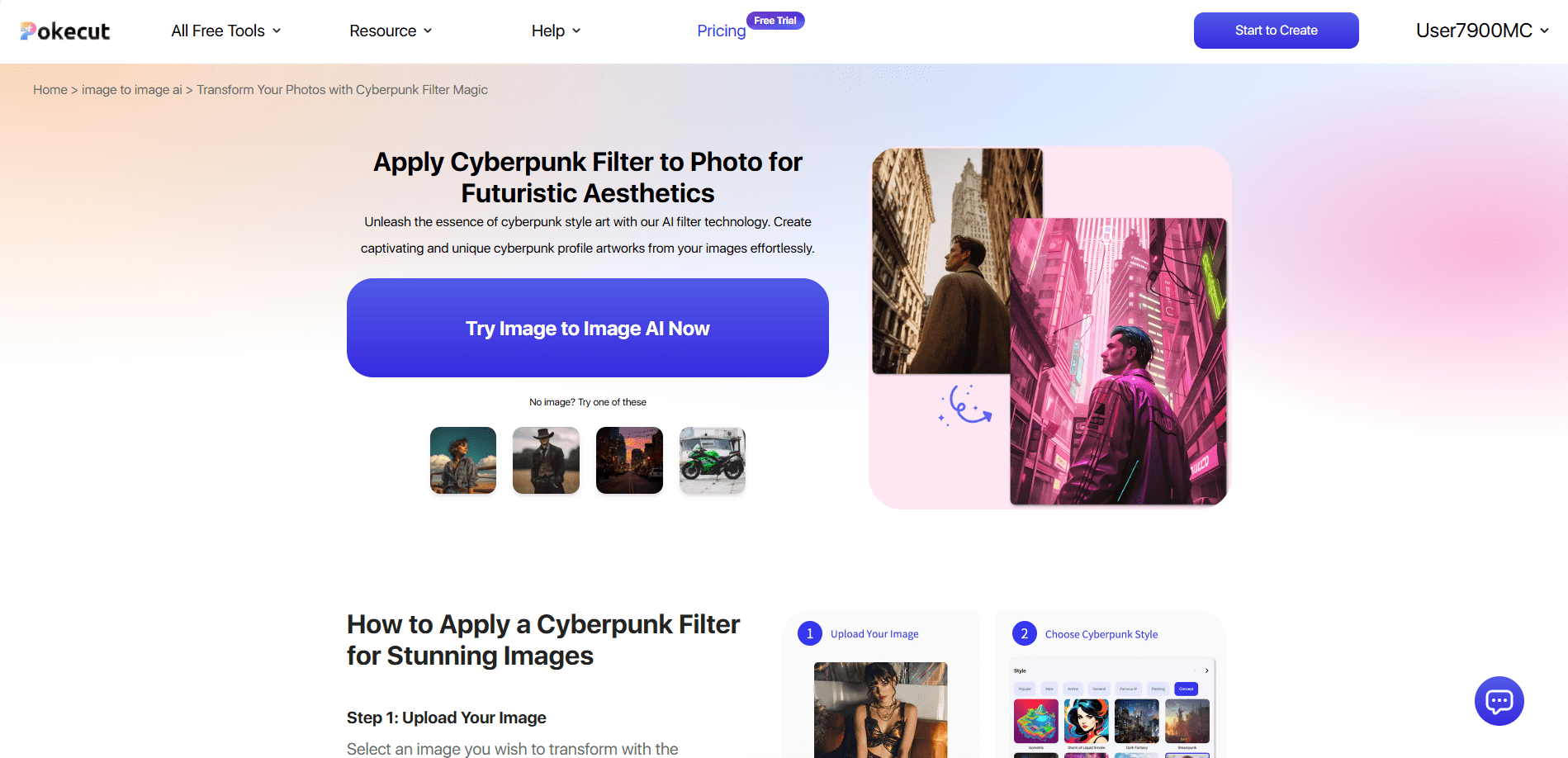 Transform Your Photos with Cyberpunk Filter Magic