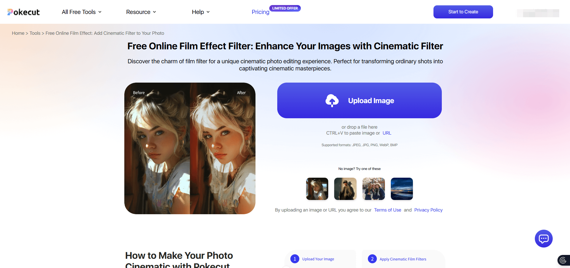 Free Online Film Effect: Add Cinematic Filter to Your Photo