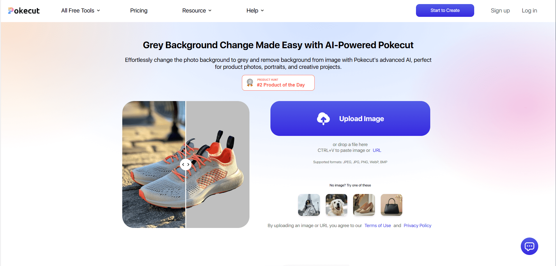 Change the Background to Grey Effortlessly Online | Pokecut