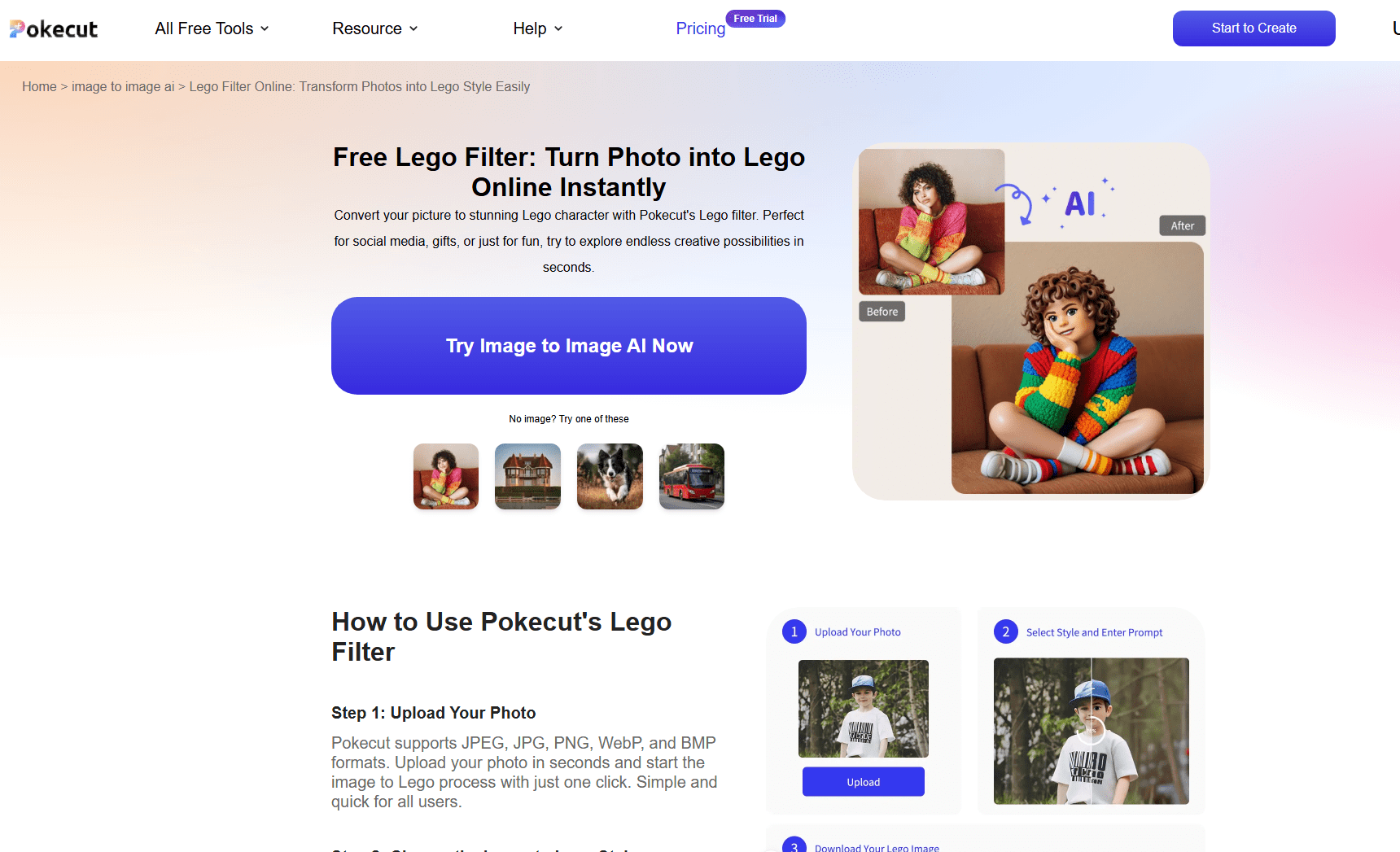 Lego Filter Online: Transform Photos into Lego Style Easily