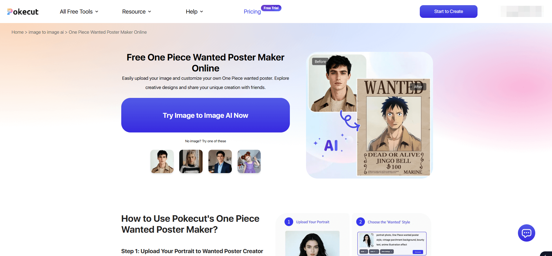 One Piece Wanted Poster Maker Online