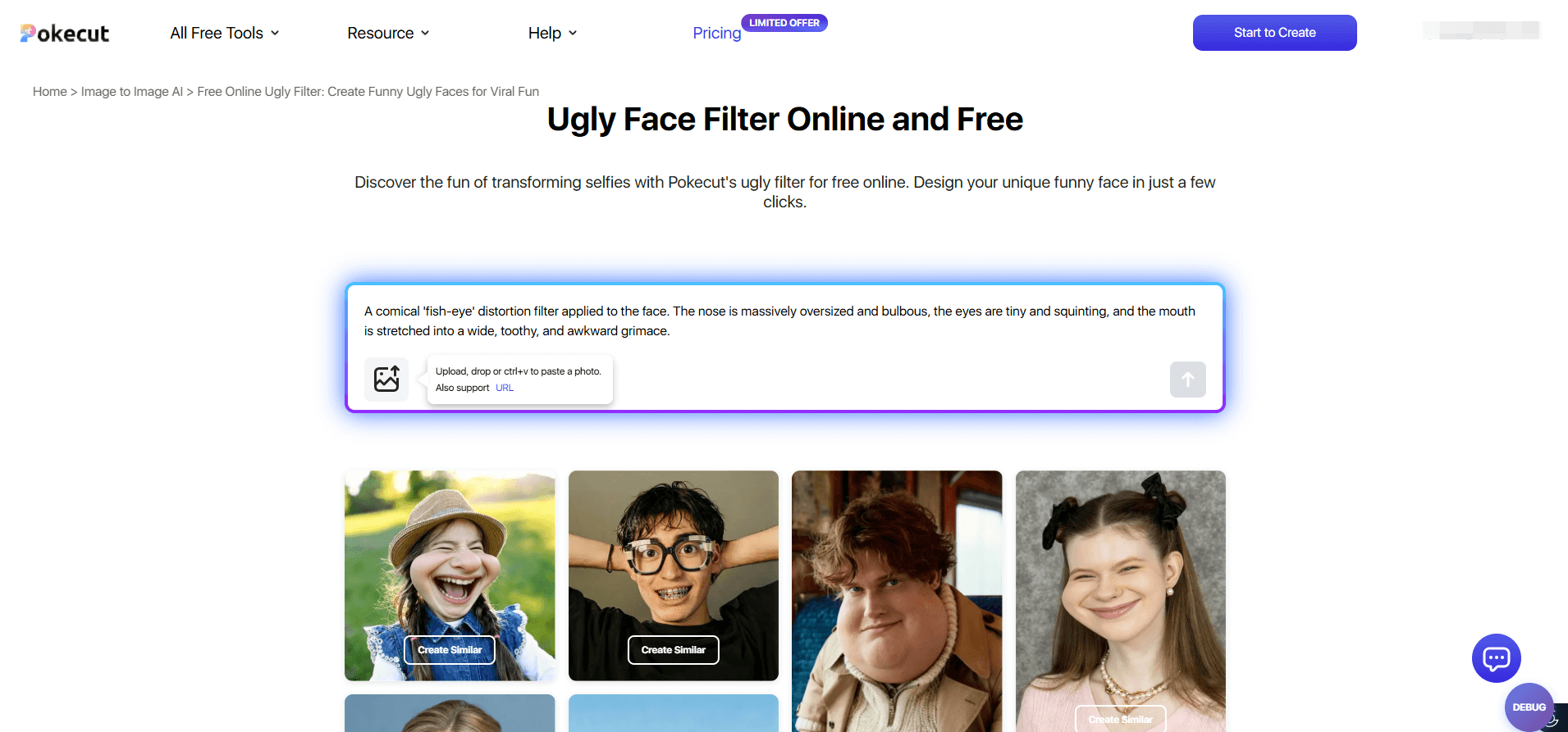 Free Online Ugly Filter: Create Funny Ugly Faces for Viral Fun